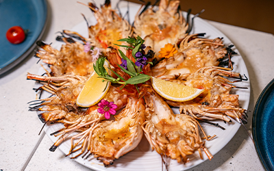 River prawn buffet at Cuisine Unplugged - Accor Plus