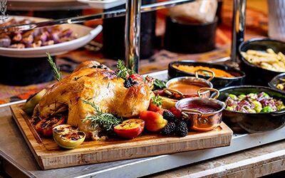 Thanksgiving dinner buffet at Food Exchange Saigon South restaurant ...