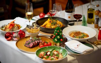 Italian festive set dinner at Pepino Italian Restaurant - Accor Plus Korea