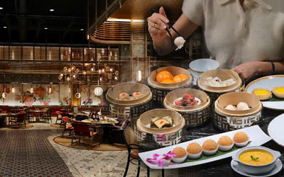 All You Can Eat Dim Sum at Red Flowers Pavilion - Accor Plus Korea