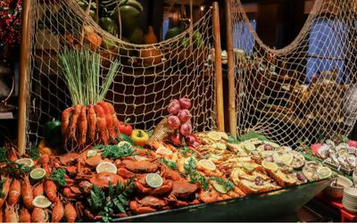 Surf & Turf buffet dinner at Saigon Kitchen - Accor Plus Hong Kong