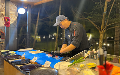 Asian Night BBQ dinner at The Square Restaurant - Accor Plus Hong Kong