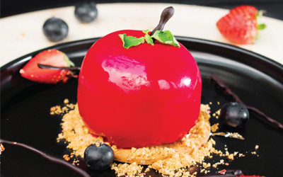 Signature cake: Mystical Red Delight at Pandawa Restaurant and Skyview ...