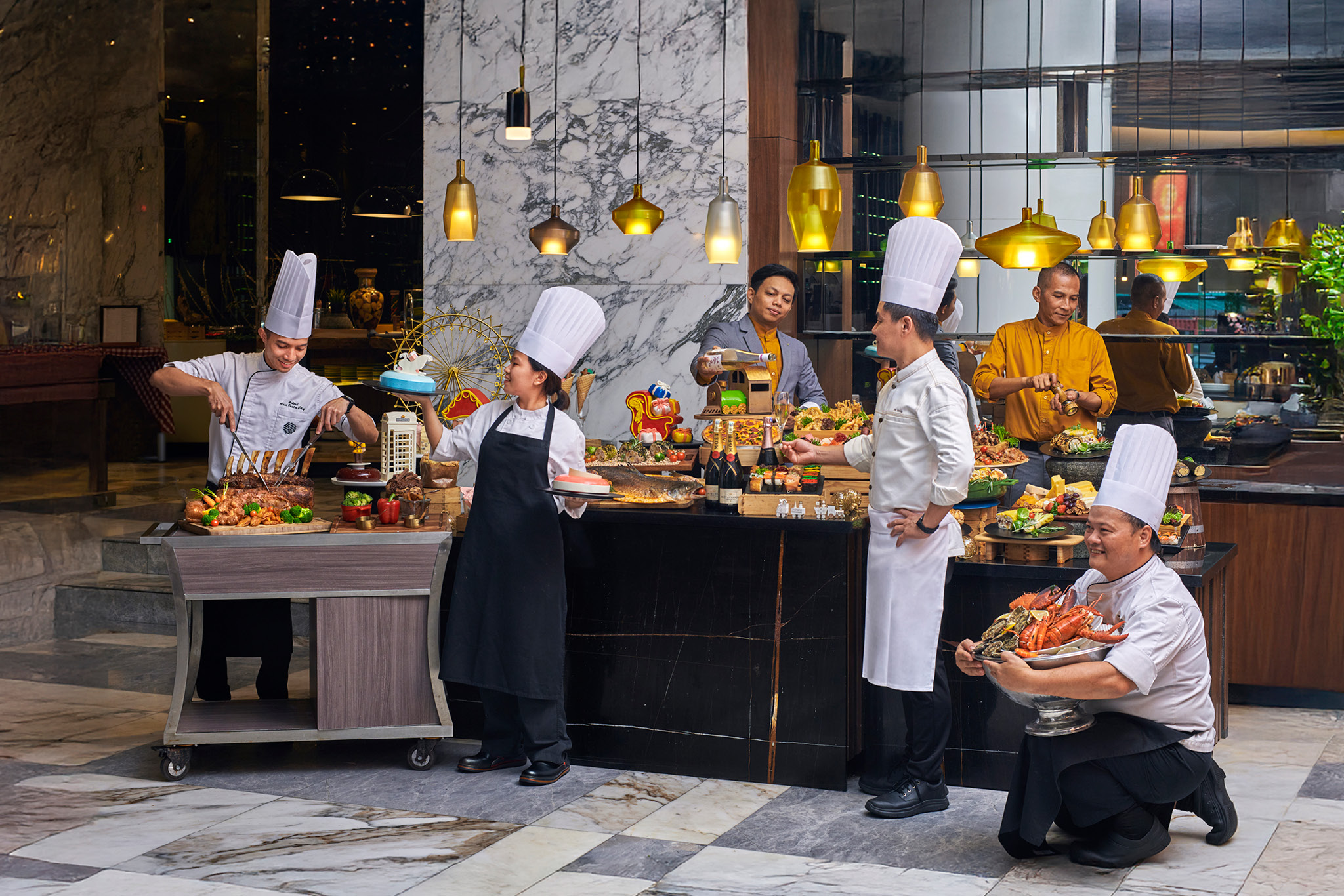 First Cheers: New Year's Day Lunch Buffet at Sedap Restaurant - ALL ...